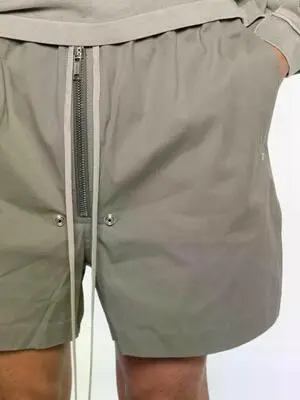Rick Owens Exposed-zip Drawstring Shorts