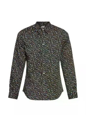 Paul Smith Floral-print Shirt - Black