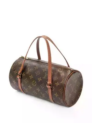 LOUIS VUITTON 26 Papillon Monogram Canvas Tote Bag - Brown