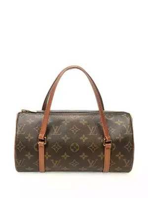 LOUIS VUITTON Monogram Canvas Cylinder Tote Bag - Brown