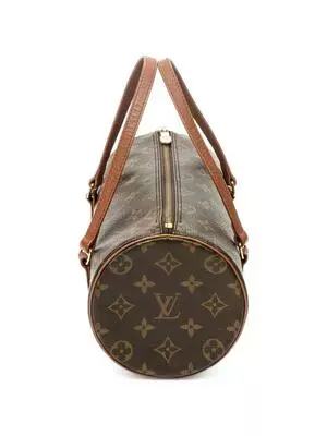 LOUIS VUITTON Monogram Canvas Cylinder Tote Bag