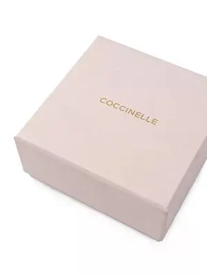 COCCINELLE Embroidered Logo Shoulder Strap With Gold-tone Hardware