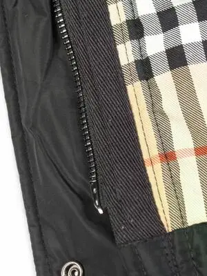 Burberry Quilted Hooded Jacket - Black