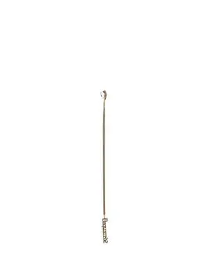 Dsquared2 Rhinstone Logo Pendant Earring - Gold