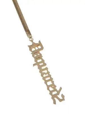 Dsquared2 Rhinstone Logo Pendant Earring