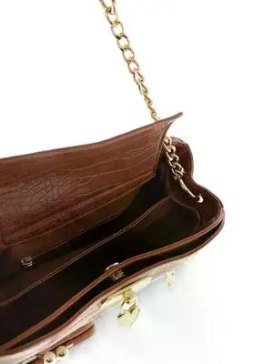 Moschino Crocodile-effect Tote Bag