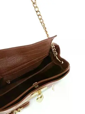 Moschino Crocodile-effect Tote Bag