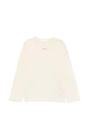 FOUND Raw-edge Long-sleeve T-shirt - Neutrals