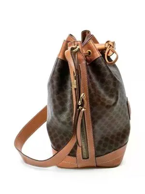 Celine Macadam Side-zip Bucket Bag