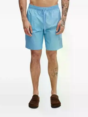 MAISON MARGIELA Drawstring-waist Swim Shorts - Blue