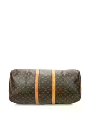 LOUIS VUITTON Keepall 55 Monogram Luggage - Brown