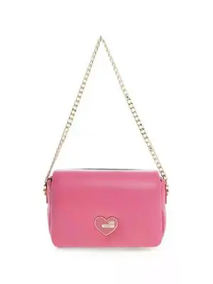 Moschino Heart Plaque Crossbody Bag