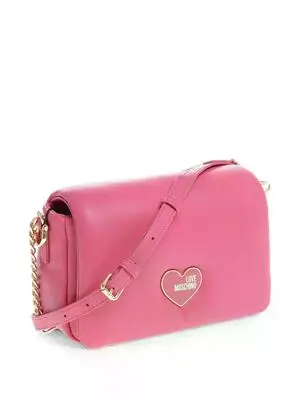 Moschino Heart Plaque Crossbody Bag
