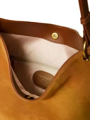 TWINSET Suede Hobo Bag