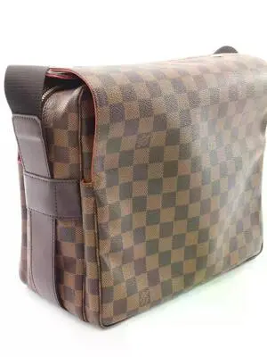 LOUIS VUITTON Naviglio Damier Ebene Shoulder Bag - Brown