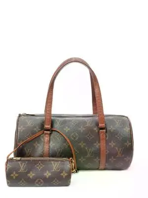 LOUIS VUITTON Papillon Monogram Handbag - Brown