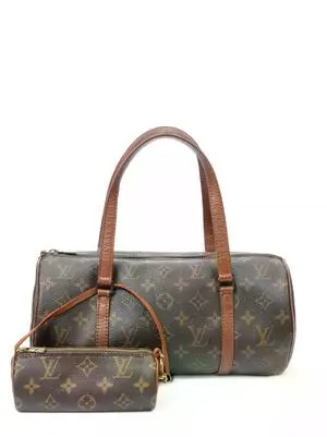 LOUIS VUITTON Papillon Monogram Handbag - Brown
