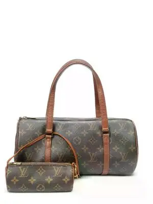 LOUIS VUITTON Papillon Monogram Handbag - Brown