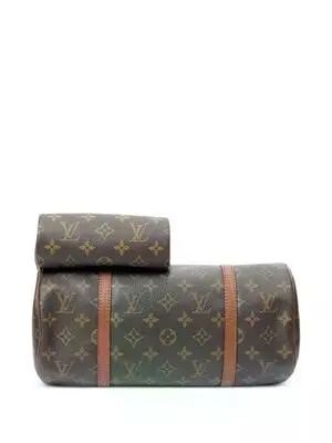 LOUIS VUITTON Papillon Monogram Handbag - Brown