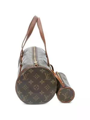 LOUIS VUITTON Papillon Monogram Handbag - Brown