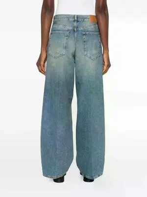 6397 Wide-leg Whiskers Effect Jeans