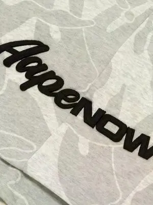 AAPE BY *A BATHING APE Moonface Logo-patch Camo-pattern Shorts