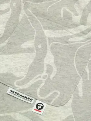 AAPE BY *A BATHING APE Moonface Logo-patch Camo-pattern Shorts