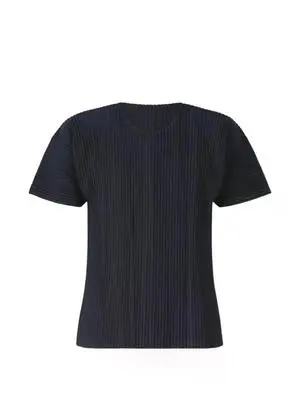 Issey Miyake Pleated T-shirt - Black