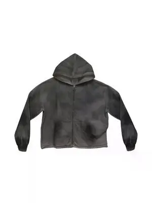 NORMFORM Double-layer Distressed Hoodie - White