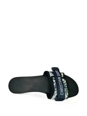 Dior Revolution Toile De Jouy Slide Sandals