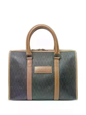 Dior Honeycomb Boston Tote Bag - Black