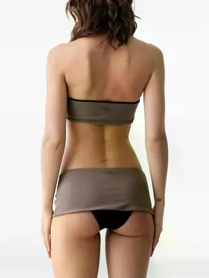 MAISON MARGIELA Contrast Trim Bandeau Bikini
