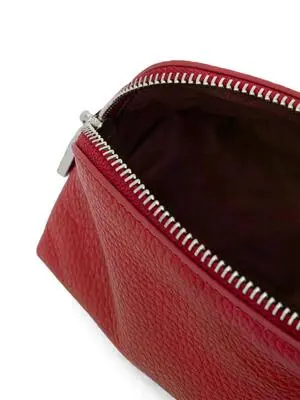 COCCINELLE Grained Leather Makeup Bag