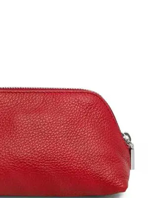 COCCINELLE Grained Leather Makeup Bag