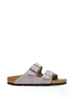 BIRKENSTOCK Arizona Buckle-fastening Suede Sandals - Purple