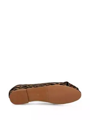 BILLI BI Leopard Print Peep-toe Pumps