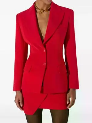 Elisabetta Franchi Lightweight Crêpe Jacket With Criss-cross Lacing