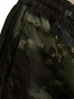 Adidas Camouflage Print Logo Embroidered Shorts