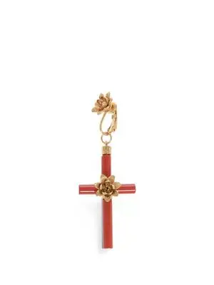 Dsquared2 Cross-pendant Clip-on Single Earring - Gold