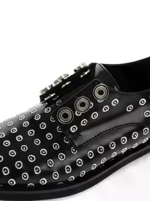 COLIAC MARTINA GRASSELLI Embroidered Slip-on Derby Shoes