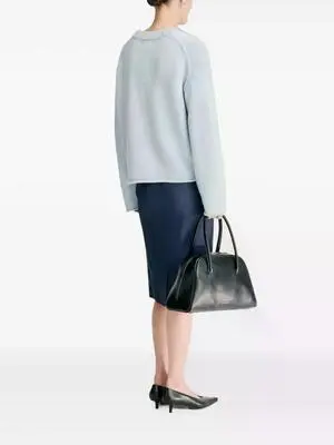 Loulou De Saison Derry U-neck Cashmere Sweater - Blue