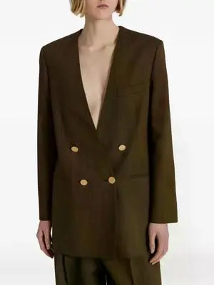 Alberta Ferretti Button Double-breasted Blazer
