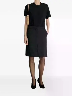 Loulou De Saison Elsie Midi Skirt - Black