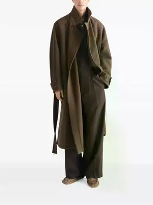 LEMAIRE Double-faced Wool Wrap Coat