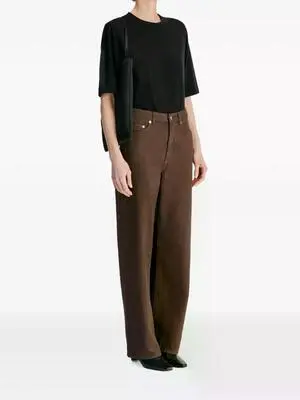 Loulou De Saison Mico Low-rise Wide-leg Jeans