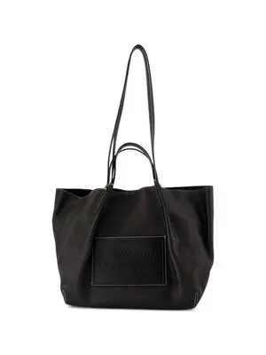 LANVIN Catch Logo-patch Tote Bag - Black