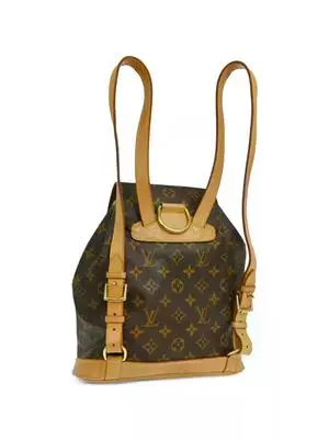 LOUIS VUITTON Monogram Montsouris Mm Backpack - Brown