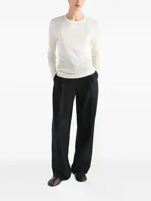 LEMAIRE Long-sleeve Top In Ribbed Jersey