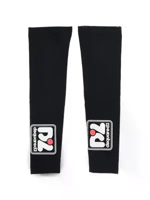 Dsquared2 Logo-print Arm Warmers - Black