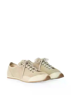 LEMAIRE Gummy Grips Sneakers In Mixed Leathers - Neutrals